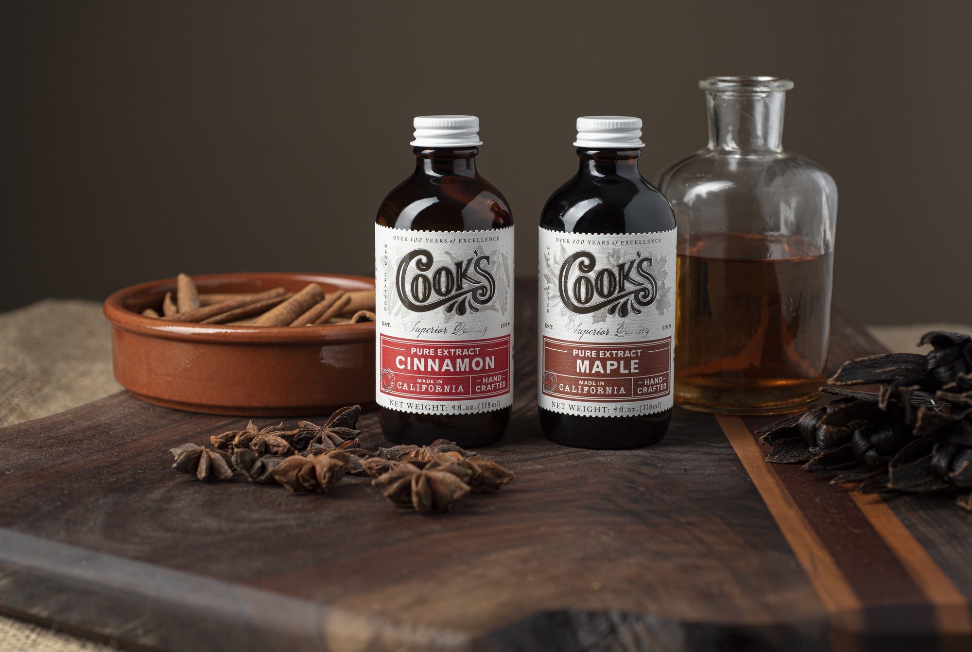 Pure Cinnamon Extract | Cook Flavoring Company & Cooks Vanilla